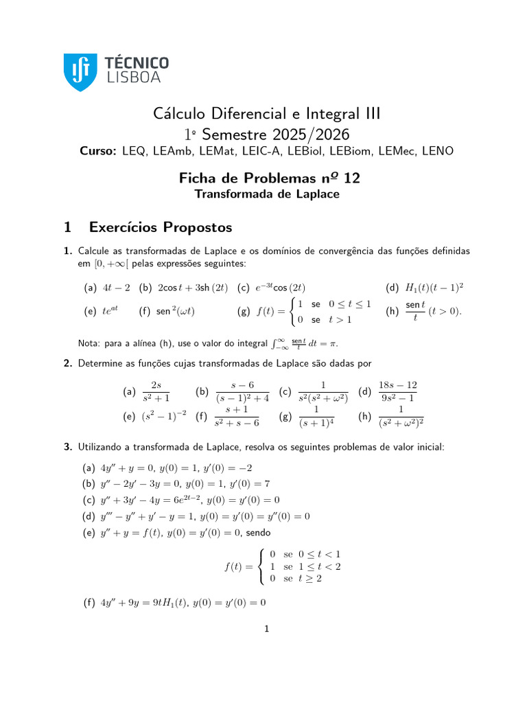 Ficha12 2526s1 Prop | PDF | Funciones y mapeos | Álgebra