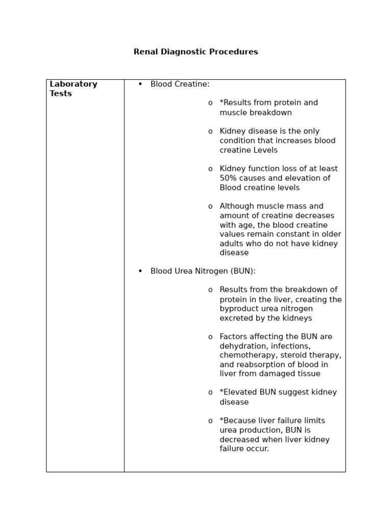 Comprehensive Guide to Renal Diagnostics | PDF | Kidney | Medical ...
