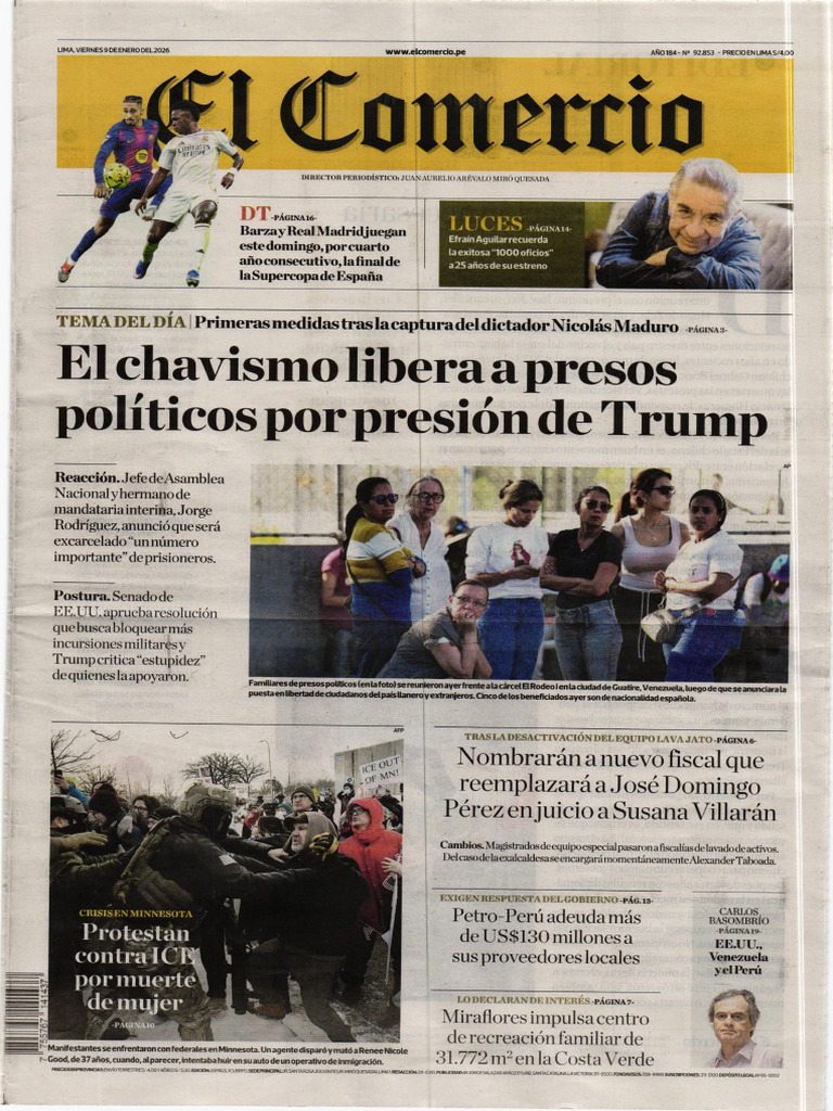 20260109 Lima El Comercio | PDF