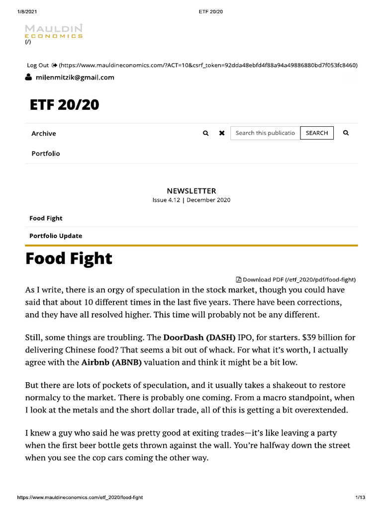Etf 20-20 | PDF