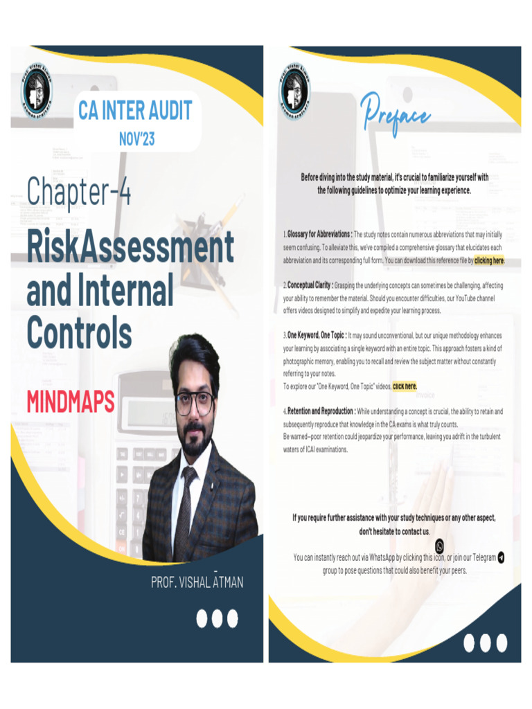 Chapter 4 CA Inter Audit Mindmaps | PDF