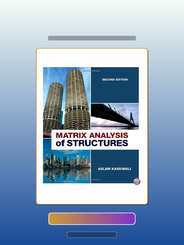 Test Bank for Matrix Analysis of Structures 2nd Edition by Kassimali ...