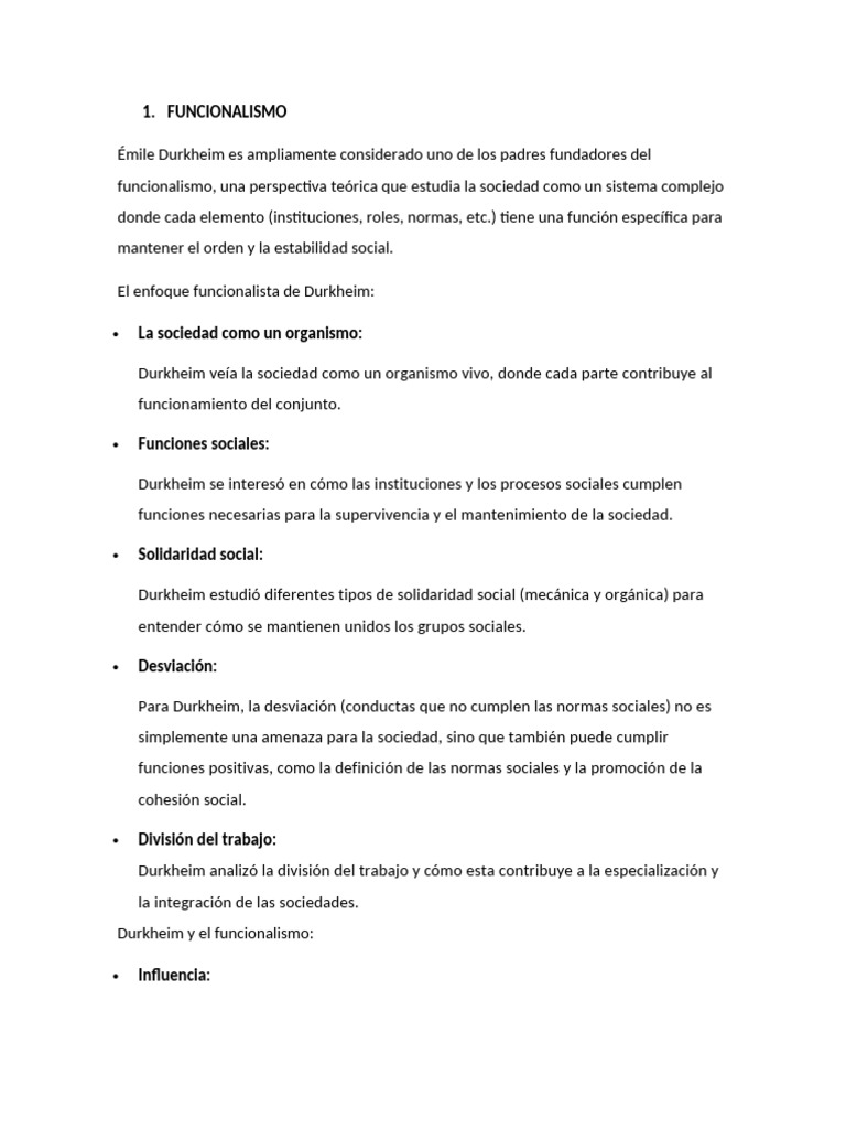 corrientes de la sociología | PDF | Emile Durkheim | Sociología