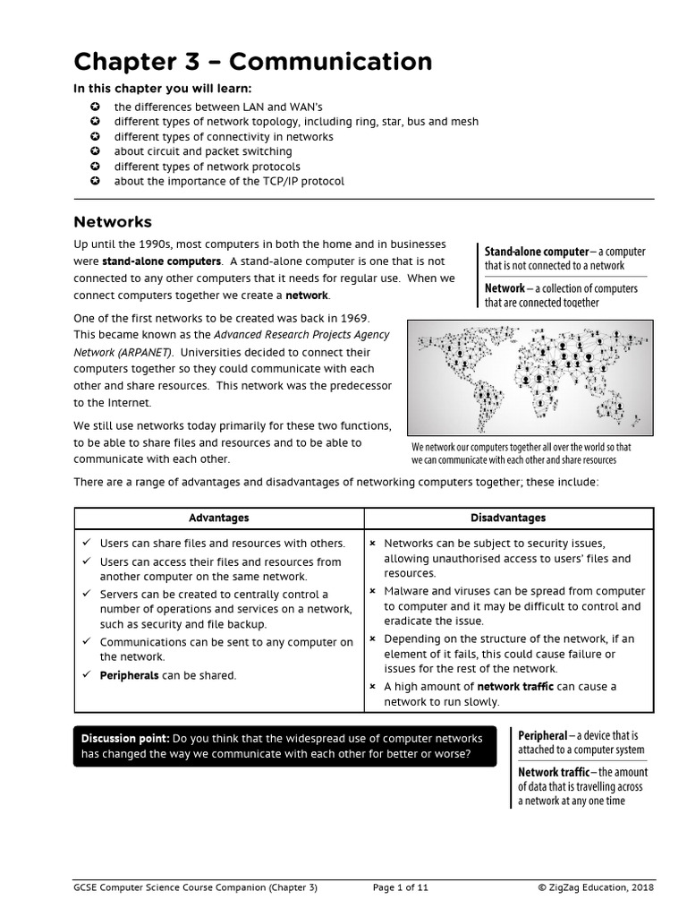 3 - Communication | PDF | Computer Network | Internet Protocol Suite