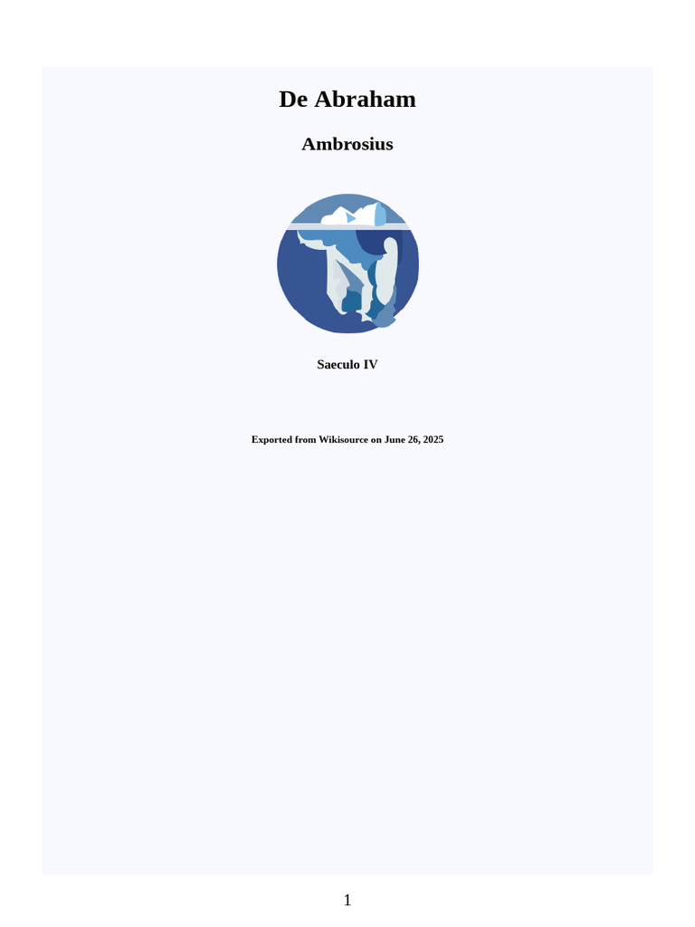 De_Abraham_(Ambrosius) | PDF