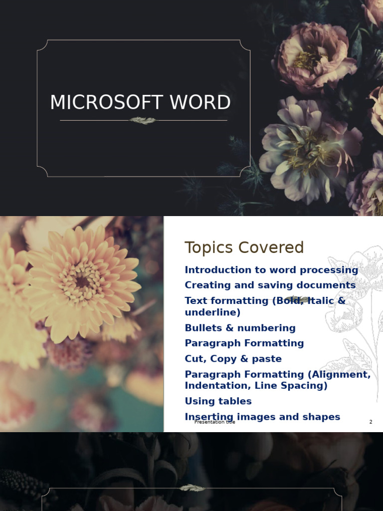 MS WORD | PDF | Microsoft Word | Body Language
