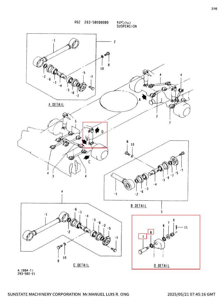 KR 35H v Suspension Cylinder | PDF