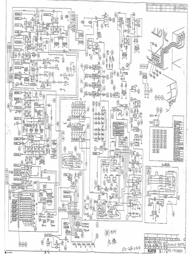 KATO NK3600 Wiring Diagram | PDF