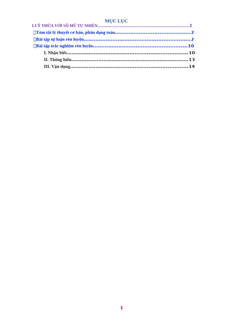 C1-B4-Lũy Thừa Với Số Mũ Tự Nhiên-FULL | PDF