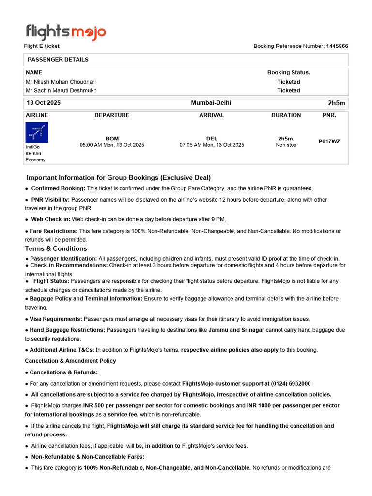 E-Ticket (1) | PDF | Airlines