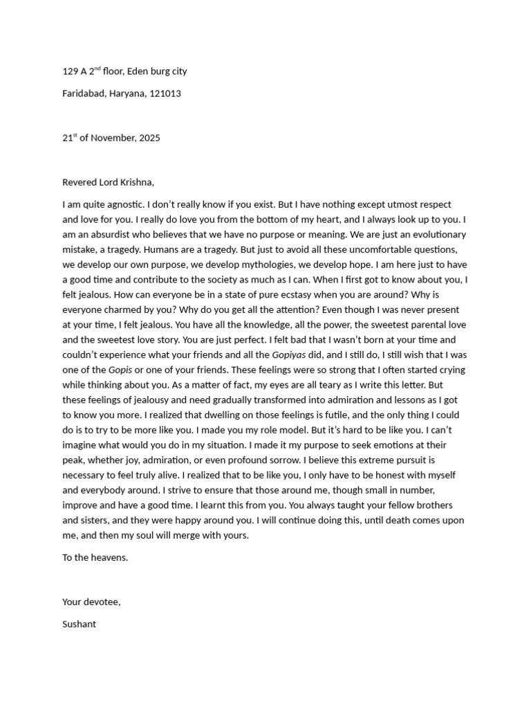 Letter | PDF