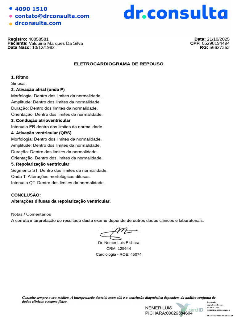 Laudo-Valquiria Marques Da Silva | PDF
