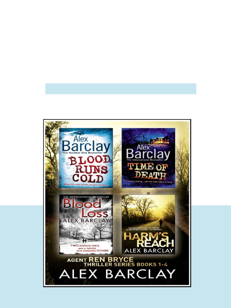 Agent Ren Bryce Thriller Series Books 14 Alex Barclay Alex Barclay ...