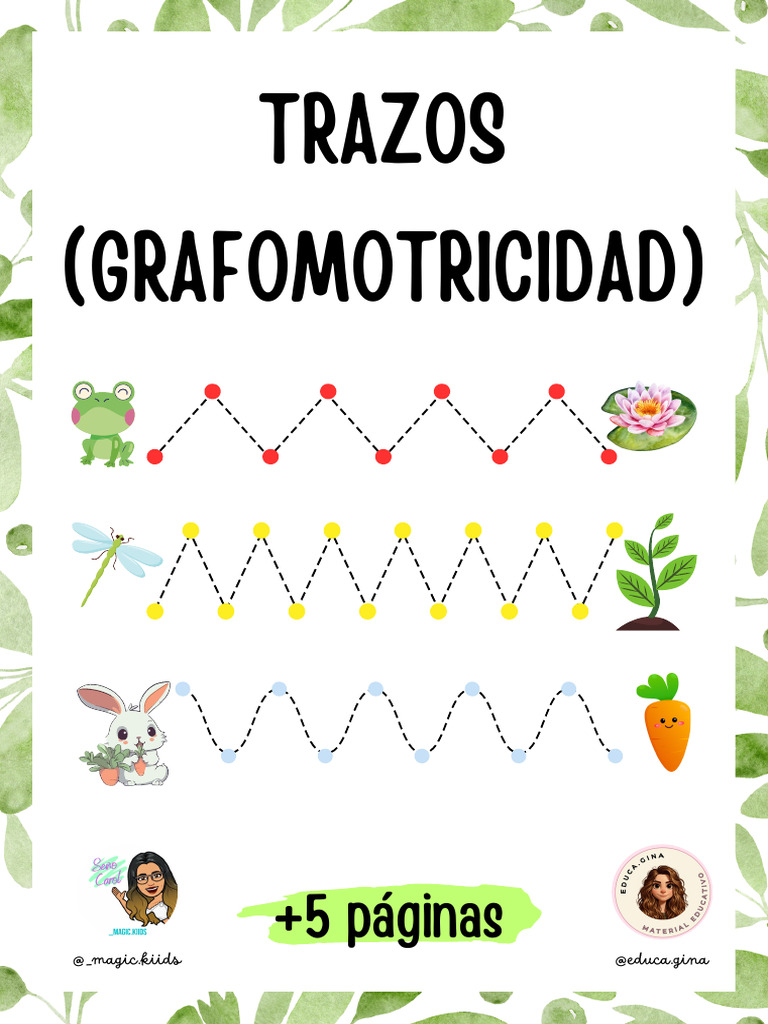 Grafomotricidad Primavera | PDF