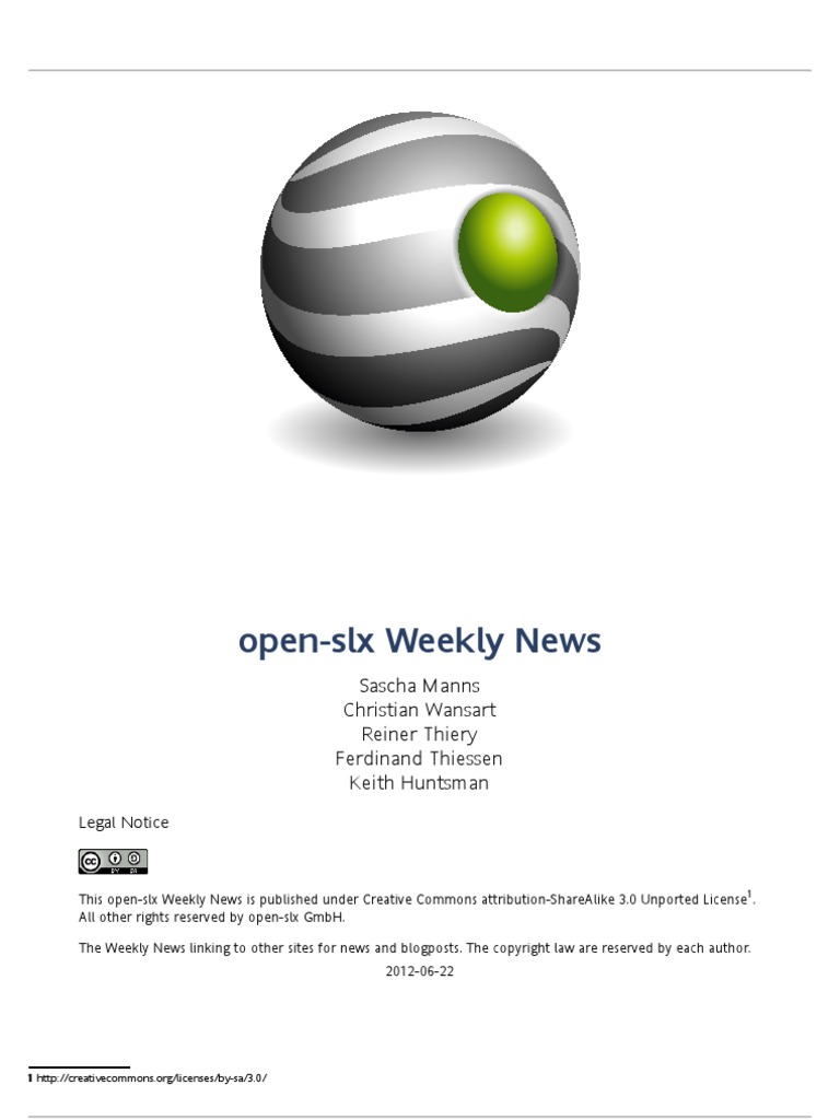Open SLX Weekly News en 21 | PDF | Tablet Computer | Linux