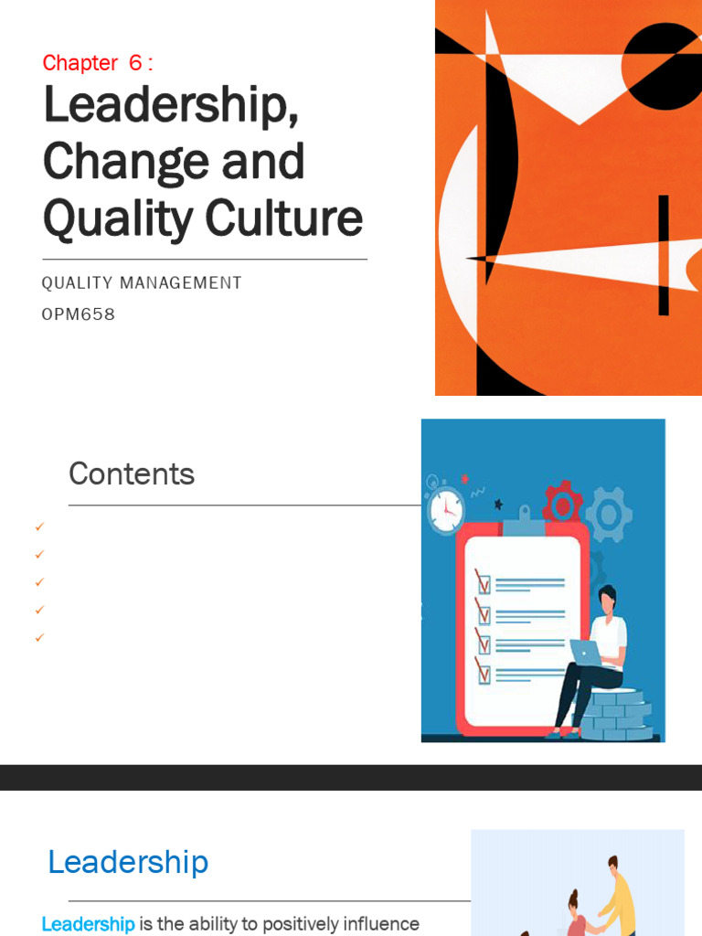Leadership and Quality Culture Insights | PDF