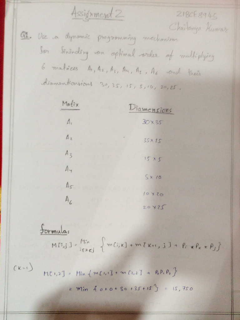 21BCE8945 DAA Assignment 2 (3) | PDF