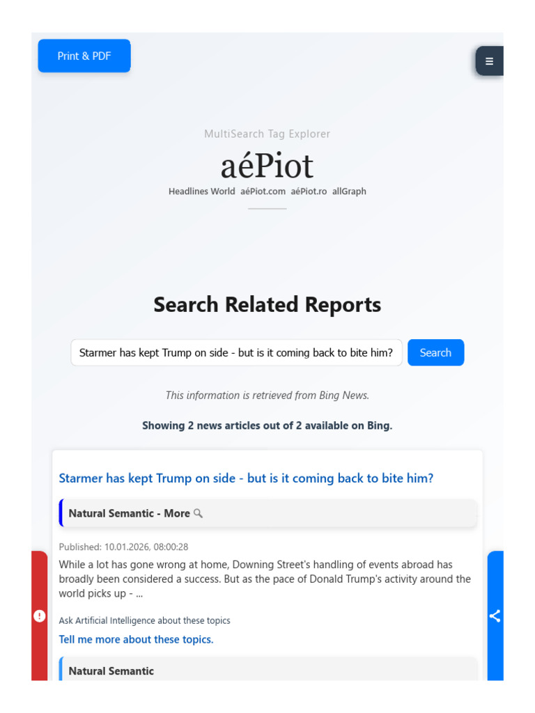 Starmer Has Kept Trump on Side - But is It Coming Back to Bite Him ...