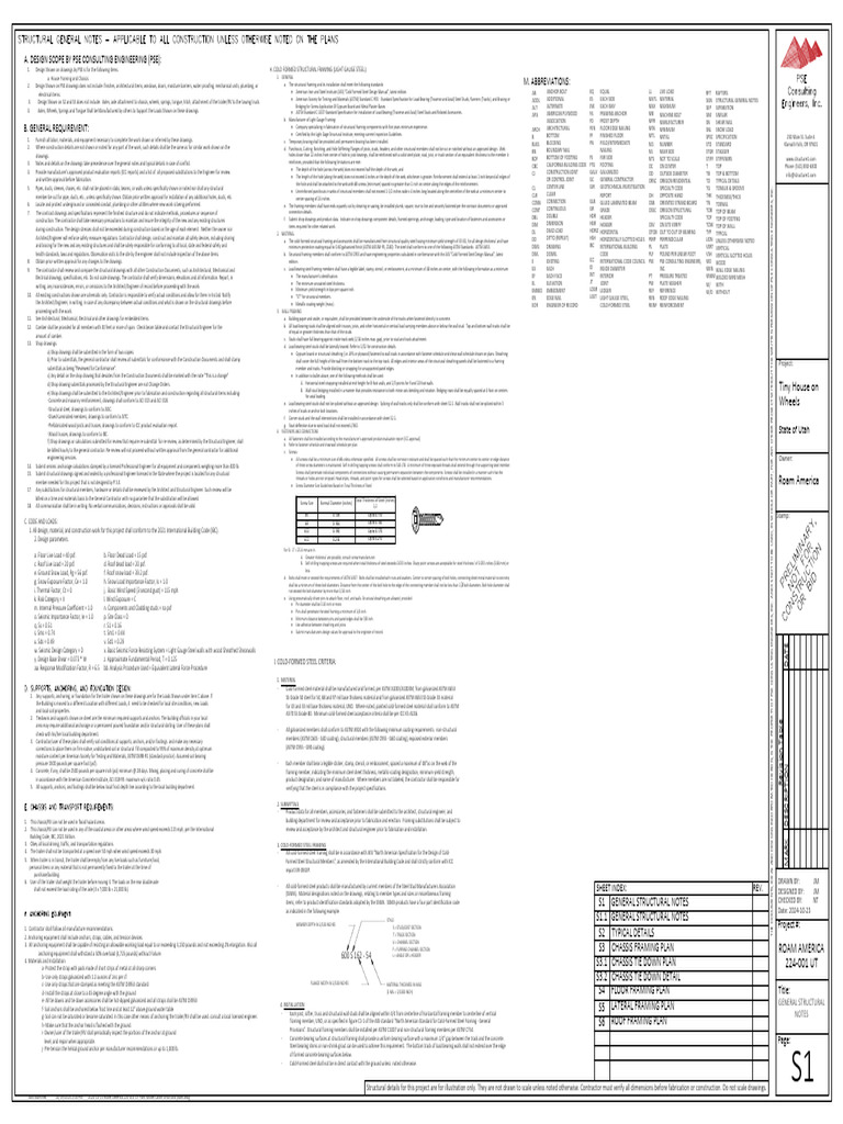 2024-10-21 Roam America 224-001 UT Park Model Cabin Structural Plans ...