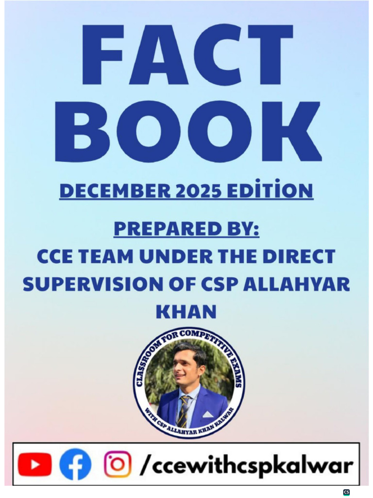 Fact Book for CSS 26 & PMS Final | PDF