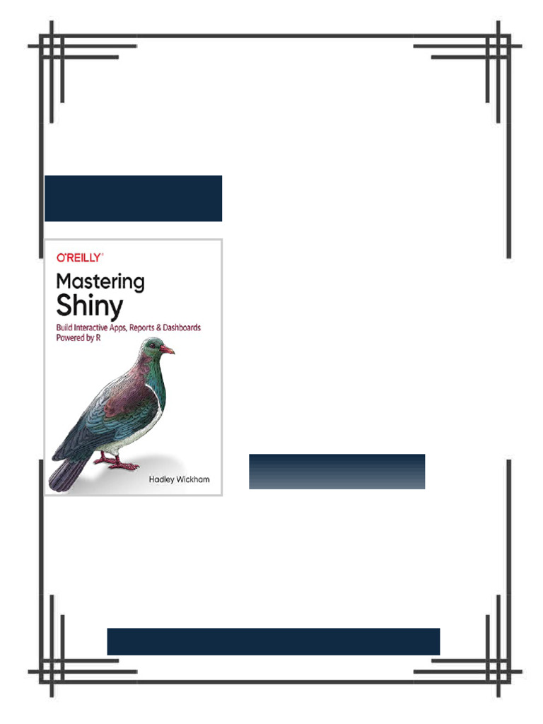 Mastering Shiny: Build Interactive Apps, Reports, and Dashboards ...