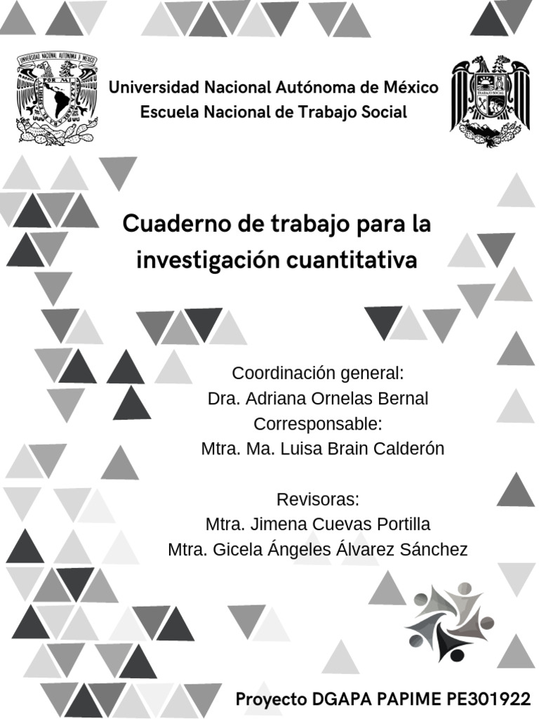 88246 1099 Cuaderno de Trabajo Para La Investigacion Cuantitativa (1 ...