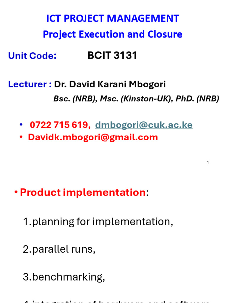 L08 Project Review and Closure | PDF | Software Development Process ...