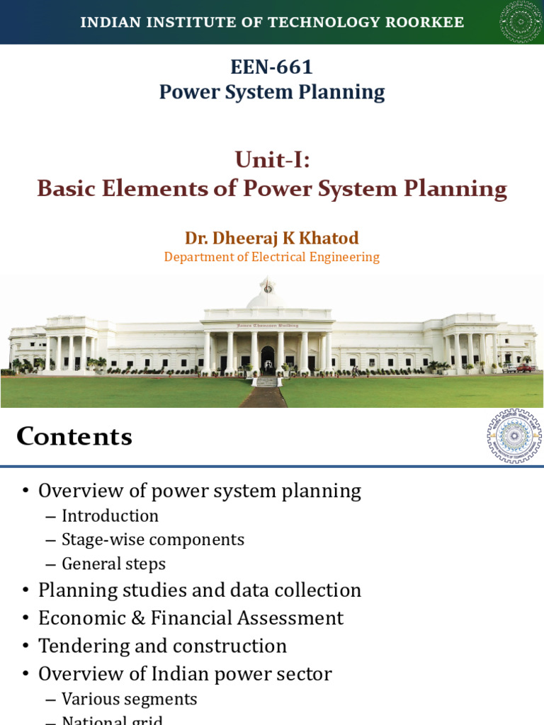Power System Planning Overview | PDF | Electrical Grid | Interest