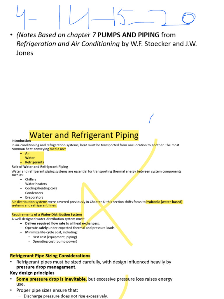 Chapter-7 slides. | PDF | Pipe (Fluid Conveyance) | Water Heating