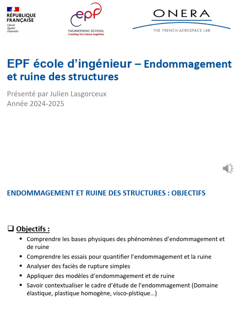 Endommagement et Ruine des Structures | PDF | Mécanique des milieux ...