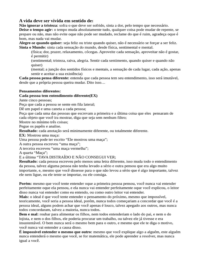 seila (1) | PDF | Pensamento