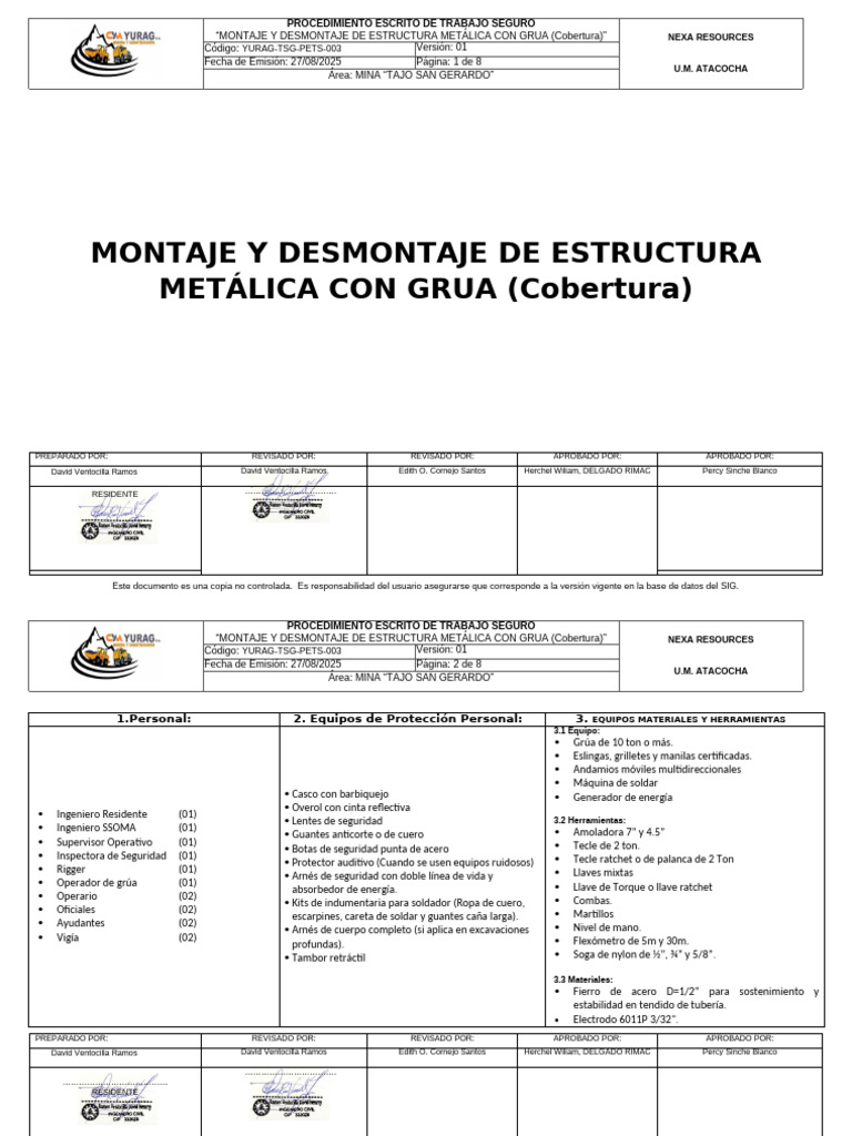 Pets - 003 - Montaje y Desmontaje de Cobertura | PDF