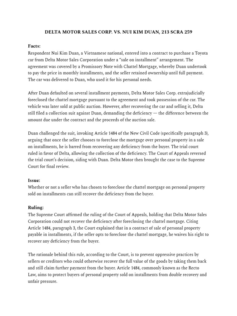 Law on Sales | PDF