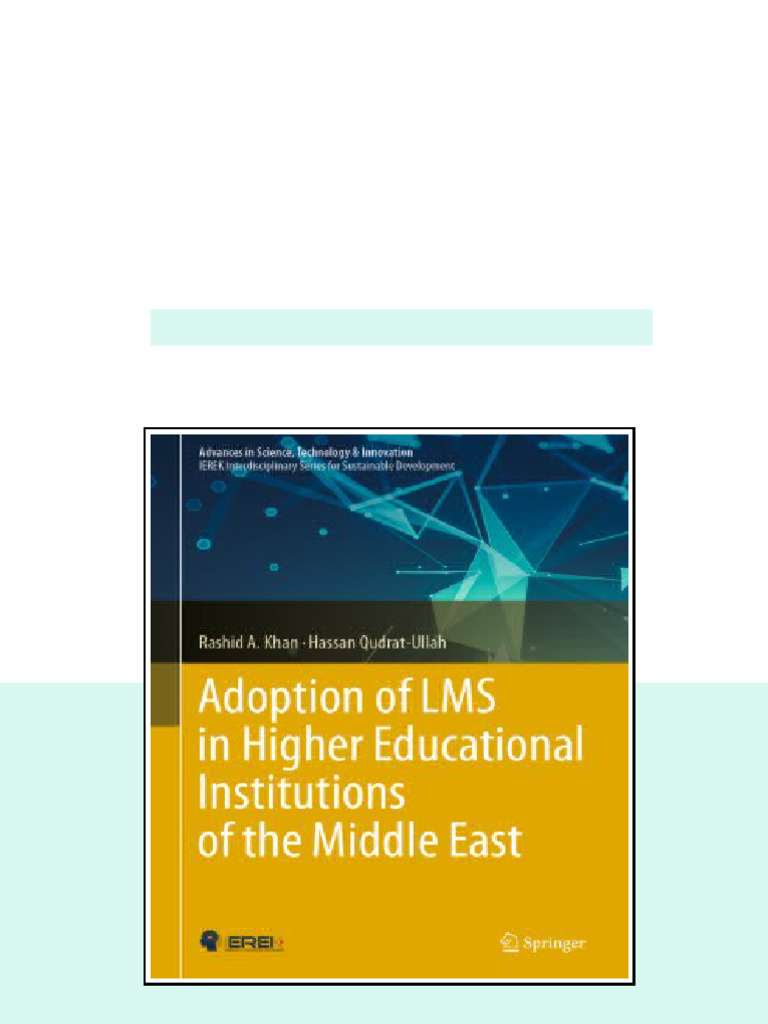 Adoption Of Lms In Higher Educational Institutions Of The Middle East ...