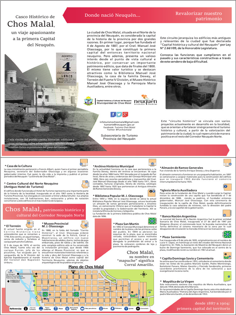 Chos Malal: Patrimonio Histórico Neuquino | PDF
