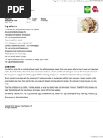 The PRAL Table | PDF | Foods | Food And Drink
