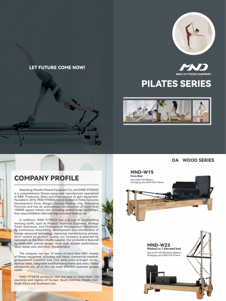 MND Fitness Pilates Equipment Overview | PDF
