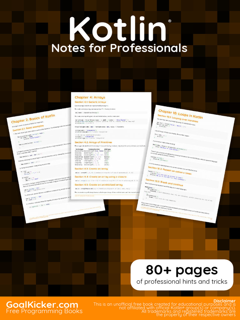 KotlinNotesForProfessionals | PDF | Class (Computer Programming ...
