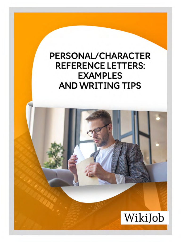 Character Reference Letter Guide | PDF | Leadership | Integrity
