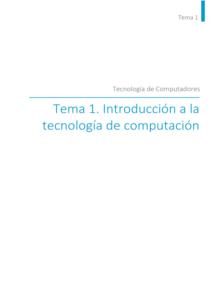 Introducción a la Tecnología de Computadores | PDF | Red mundial ...