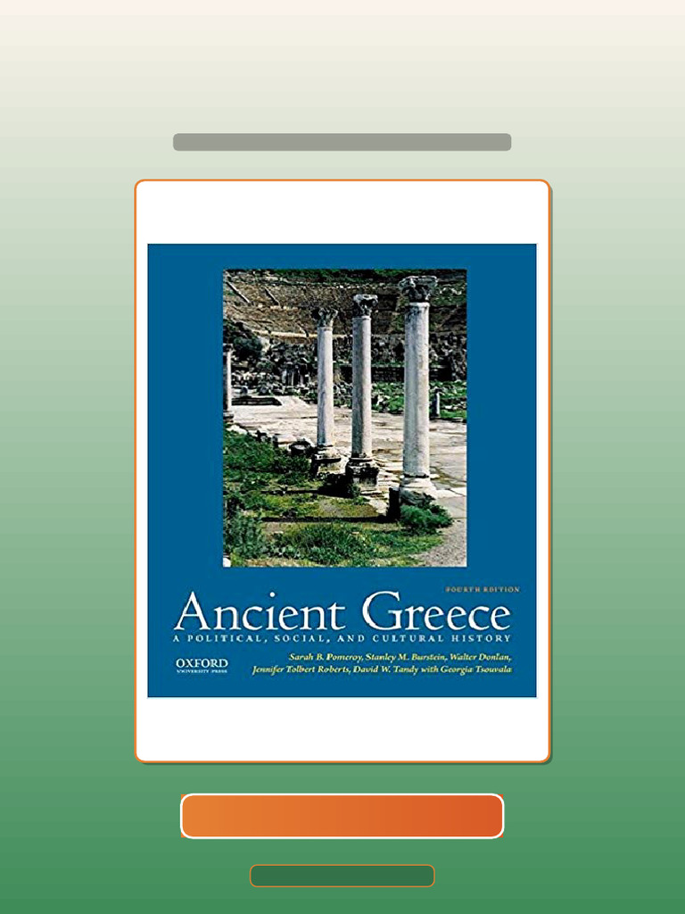Test Bank for Ancient Greece 4th Edition by Sarah B Pomeroy Stanley M ...