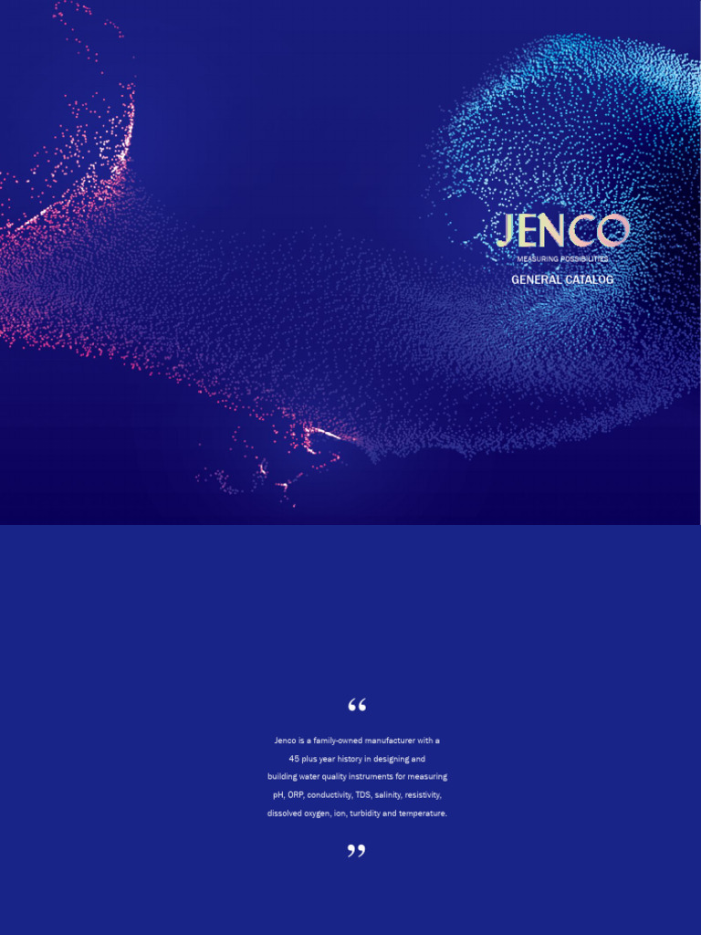 Jenco-Product-Catalog | PDF | Calibration | Ph