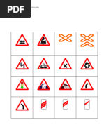 Pakistan Traffic Signs Overview | PDF | Traffic | Intersection (Road)