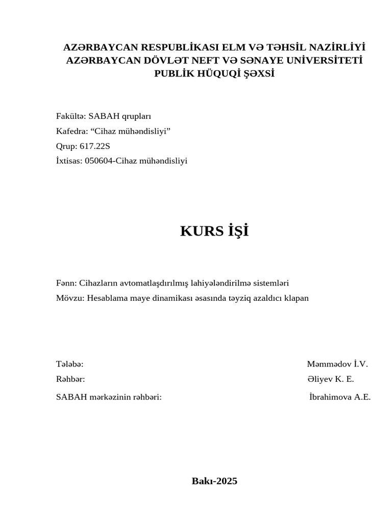 C.A.L.S. Kamran m. Kurs işii-3 | PDF