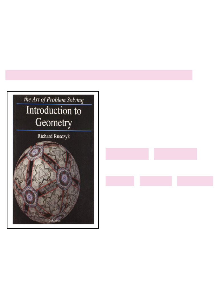 (Ebook) Introduction to Geometry by Richard Rusczyk ISBN 9781934124086 ...