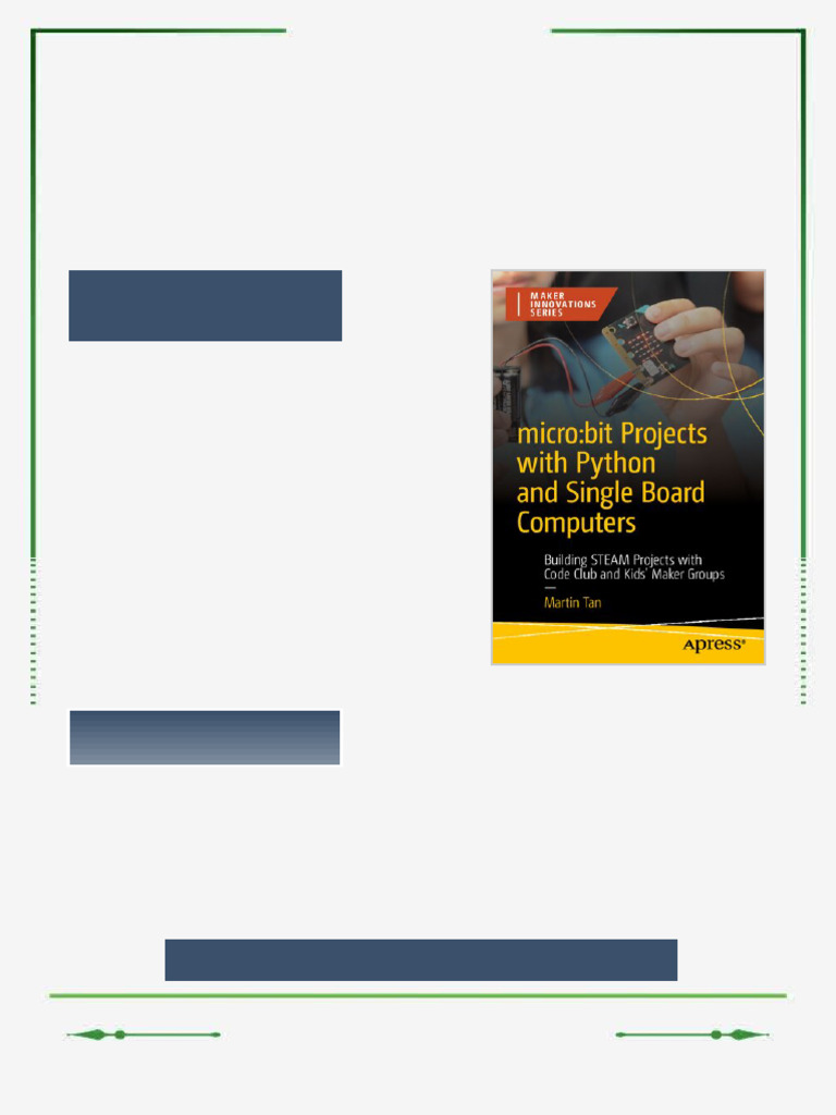 micro:bit Projects with Python and Single Board Computers: Building ...