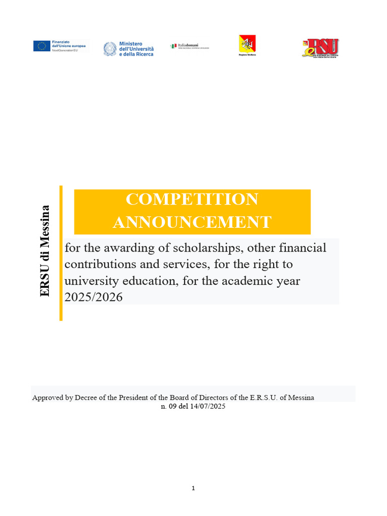 ERSU Scholarship | PDF | Identity Document | Academic Degree