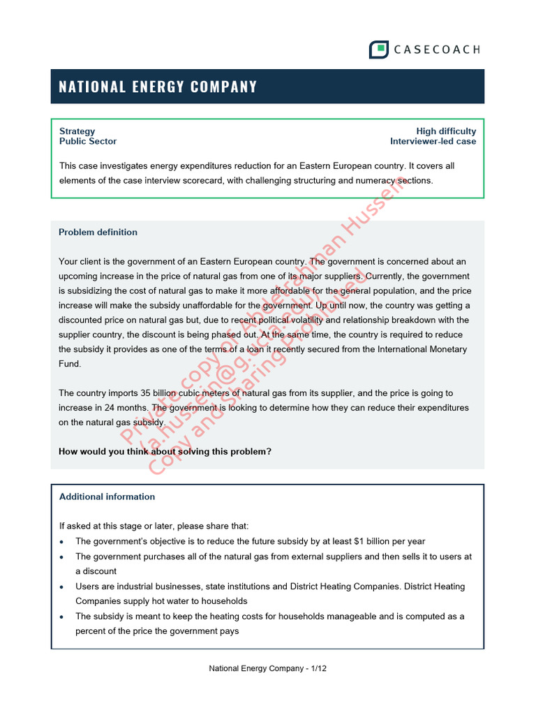 Reducing Natural Gas Subsidies Strategy | PDF | Efficient Energy Use ...