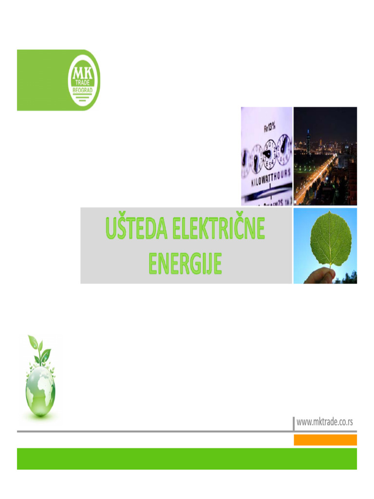 Prezentacija Usteda Za Elektrosajam Full | PDF