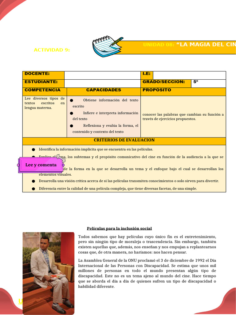 5° ACT 9 COM UN 8 SEM 05-2023 | PDF | Invalidez | Adjetivo
